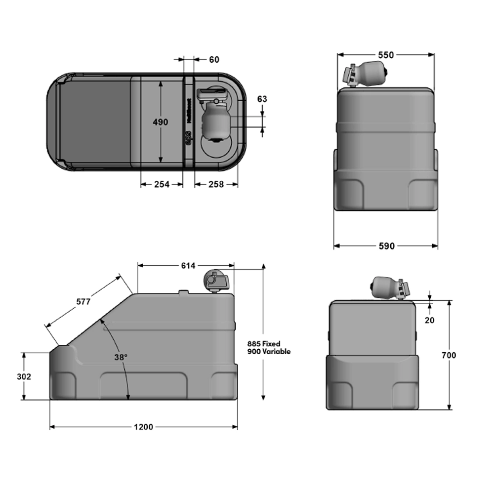 Powertank SNUG 350ltr - Variable Speed Water Pressure Booster - Pump ...